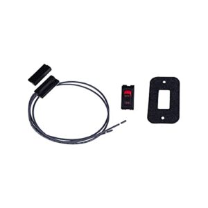 kwikee 905325000 magnetic rv door switch kit - black