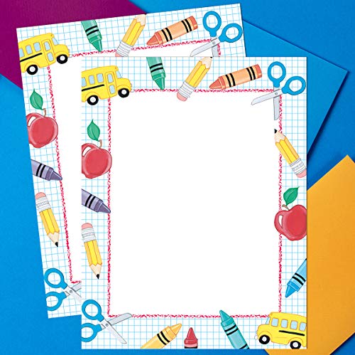 Great Papers! School Stuff Letterhead, 80 Count, 8.5"x11" (2013195)