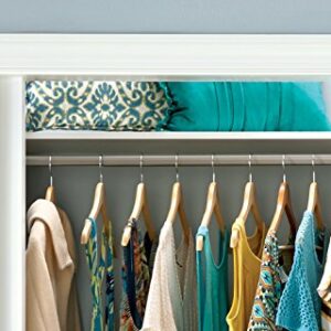 ClosetMaid SuiteSymphony Wood Top Shelf, Add On Accessory, Closet Shelf, 48 in. Wide, Pure White