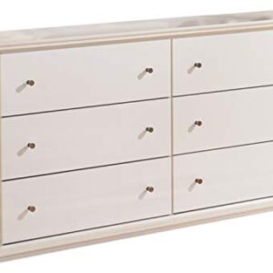 Signature Design by Ashley Bostwick Shoals Children's Traditional 6 Drawer Dresser, White