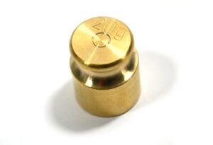 eisco labs balance weight - brass - 20 grams