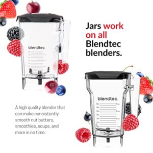 Blendtec Classic 575 Blender with WildSide+ Jar (90 oz) and FourSide Jar (75 oz) BUNDLE, Commercial-Grade Power, Self-Cleaning, 4 Pre-programmed Cycles, 5-Speeds, Black