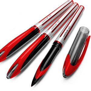 uni-ball air - 0.7mm medium rollerball - 3 pack - red - uba-188-l