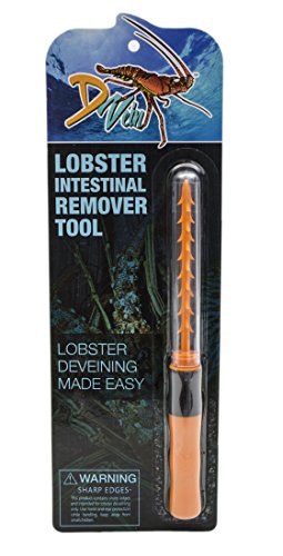 D Vein Lobster Deveiner - Simple to Use Lobster Cleaner Tool - Perfect for Divers and Lobster Lovers to Use with Lobster Crackers, Lobster Picks and Lobster Kits