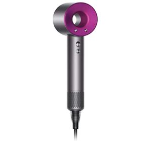 dyson supersonic hair dryer, iron/fuchsia