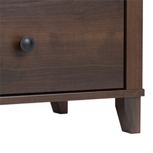 Prepac Yaletown 5-Drawer Tall Chest, Espresso