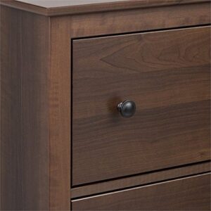 Prepac Yaletown 5-Drawer Tall Chest, Espresso