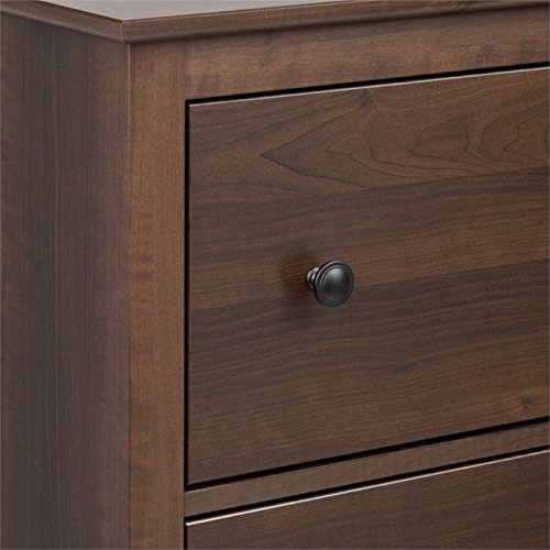 Prepac Yaletown 5-Drawer Tall Chest, Espresso