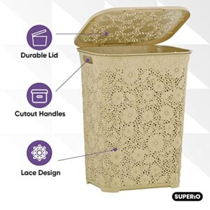 Superio Lace Laundry Hamper