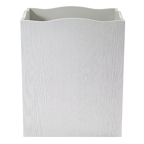 Avanti Linens - Waste Basket, Decorative Trash Can, Beach Inspired Bathroom Accessories (Seaglass Collection)