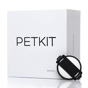 PETKIT 'FIT' Lightweight Water-resistant Smart Activity and Mood Monitoring Pet Dog Cat Activity Tracker Monitor, One Size, Gold