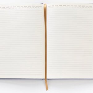 DesignWorks Ink Cloth Bound Personal Journal, Blue - Make it Happen