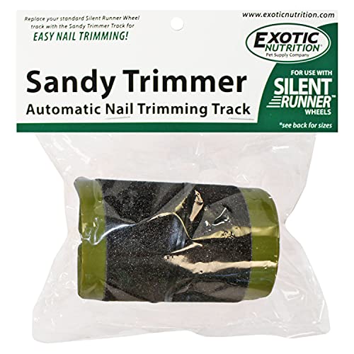 Sandy Track - for Green Silent Runner 12" Wide - Textured Nail Trimming Track for Pet Exercise Wheel (Green 12" Wide)