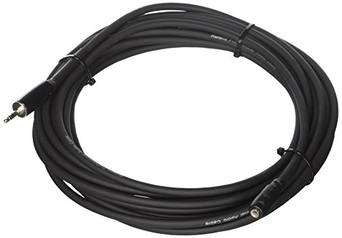 Roland Black Series Headphone Extension Cable, 3.5mm TRS Male to Female, 25-Feet