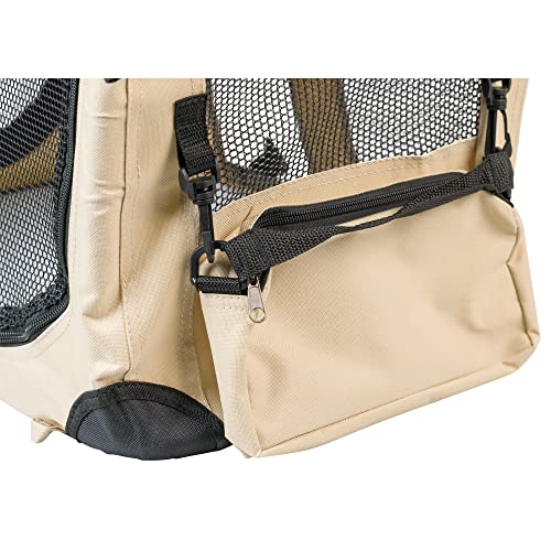 Armarkat PC201B Beige Multiple Pockets Pet Carrier