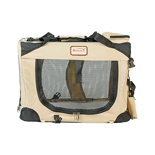 Armarkat PC201B Beige Multiple Pockets Pet Carrier