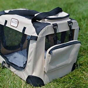 Armarkat PC201B Beige Multiple Pockets Pet Carrier