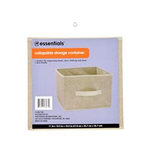 Essential Collapsible Storage Containers ( 11"x10.5"x10.5" ) - Beige