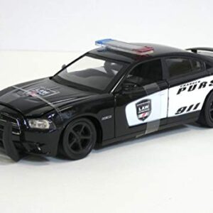 New Ray Dodge Charger Pursuit Diecast Police Car 1/24 Scale