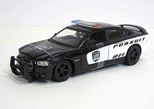 New Ray Dodge Charger Pursuit Diecast Police Car 1/24 Scale