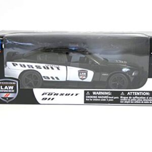 New Ray Dodge Charger Pursuit Diecast Police Car 1/24 Scale