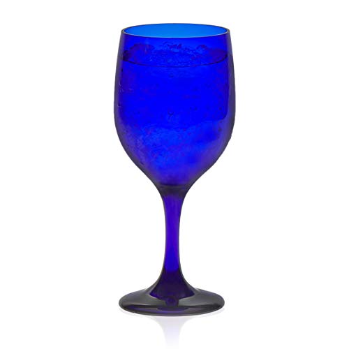 Libbey Premiere Cobalt Wine Glasses, 11.5-ounce, Set of 12