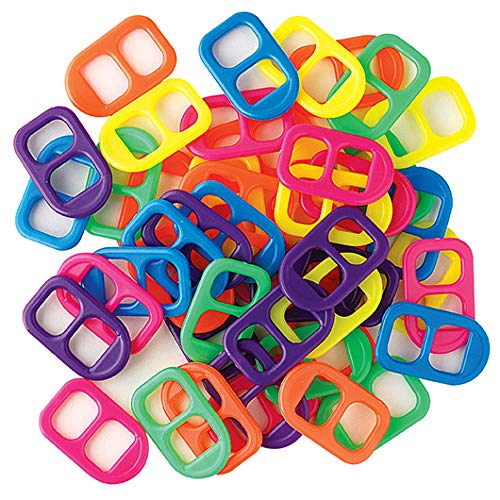 The Beadery Neon SODA POP TAB HOT Multi, 150 Pieces