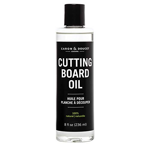 Caron & Doucet - Cutting Board & Butcher Block Conditioning & Finishing Oil | 100% Coconut Derived & Vegan, Best for Wood & Bamboo Conditioning & Sealing | Does NOT Contain Mineral Oil!