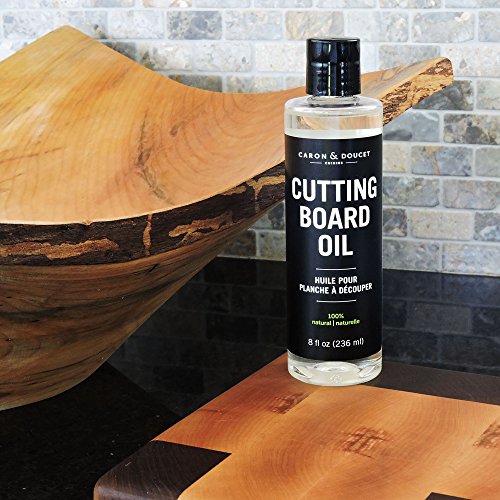 Caron & Doucet - Cutting Board & Butcher Block Conditioning & Finishing Oil | 100% Coconut Derived & Vegan, Best for Wood & Bamboo Conditioning & Sealing | Does NOT Contain Mineral Oil!