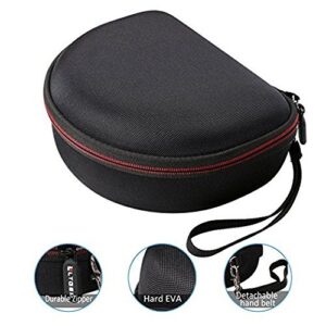 LTGEM Case for Beats Solo 2 / Beats Solo 3 / Beats Studio 3 Headphones, Hard Storage Travel Protective Carrying Bag, Grey