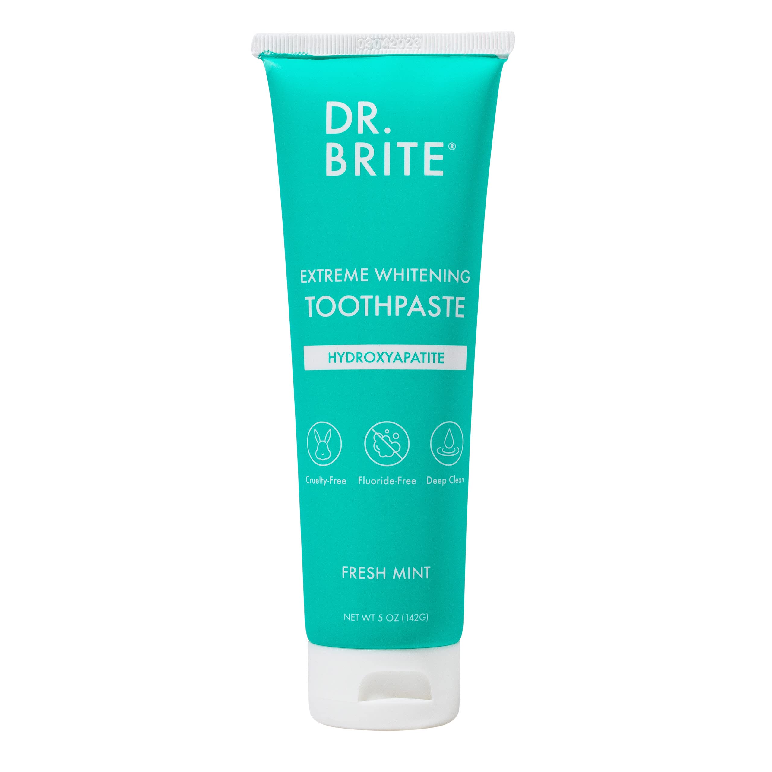 Dr. Brite Mint Natural Whitening Toothpaste with Activated Coconut Charcoal and VIT C, Mint, 5 Ounce (TRTAZ11A)