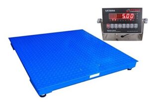 optima scales op-916-2x2-5 ntep heavy duty pallet scale - 2 x 2 ft.44; 5000 x 1 lb.