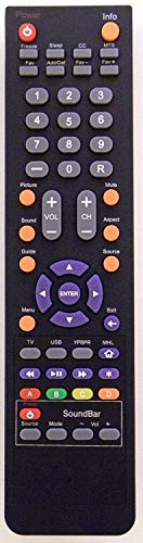 HDTV SCEPTRE 142022370010C Remote Control Controller Replacement for X405BVFMDU X405BV-FMDU X405BVFMQR X405BV-FMQR X409BVFHDR X409BV-FHDR