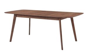 coaster dining table natural walnut 106591