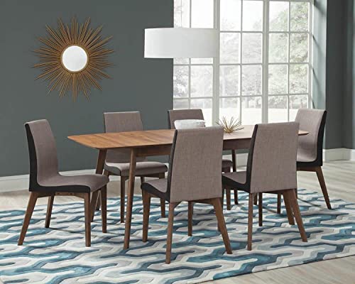 Coaster Dining Table Natural Walnut 106591