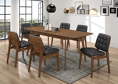 Coaster Dining Table Natural Walnut 106591