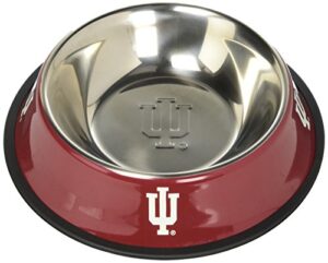 pet goods ncaa indiana hoosiers stainless steel bowl