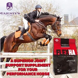 Majesty's Flex HA Wafers - Superior Performance Horse / Equine Joint Support Supplement - HA, Vitamin C, Yucca, Glucosamine - 30 Count (1 Month Supply)