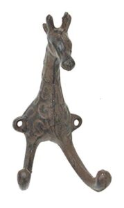 gsm - iron giraffe coat hook