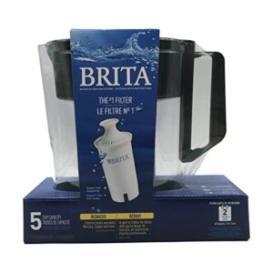 brita soho black pitcher water filtration system