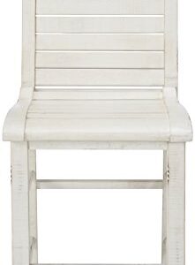 Progressive Furniture Willow Counter Chairs Set of 2, 19" W x 23" D x 42" H, White