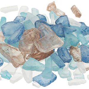 Galapagos (05139 Aquarium Sea Glass, Pacific Mix, 4lb Bag