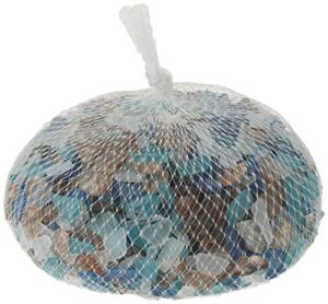 galapagos (05139 aquarium sea glass, pacific mix, 4lb bag