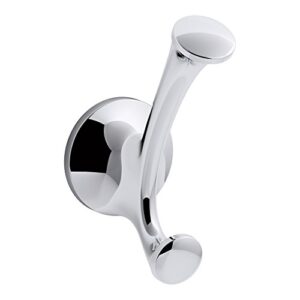 kohler k-r72788-cp polished chrome elliston robe hook