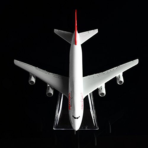 24-Hours Swiss Air Boeing747 Airplane Models Plane Alloy Metal Die-cast 1:400