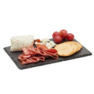 Juvale Juvale 6-Piece Mini Charcuterie Boards with Chalk, Individual Stone Plates for Cheese, Meat, Appetizers, Sushi Plate for Brunch, Dinner, and Reception Meals (6 x 9 Inches)