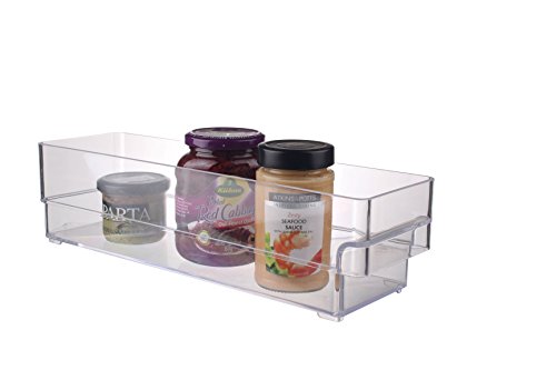 Scotty's (TM Refrigerator, Freezer, and Pantry Storage Organizer Bin - Great to Organize Your Fridge and Whole Kitchen -BPA Free (1, 14.5 x 4 x 4 Inches)