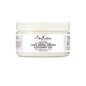 shea moisture, 100% extra virgin coconut oil head-to-toe nourishing hydration, 3.2 ounce