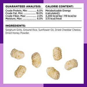 BIXBI Bark Pops, White Cheddar (4 oz, 1 Pouch) - Crunchy Small Training Treats for Dogs - Wheat Free and Low Calorie Dog Treats, Flavorful Healthy and All Natural Dog Treats