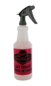 meguiars d20155 last touch detailing spray bottle - 32 oz. capacity w d110542 chemical resistant sprayer